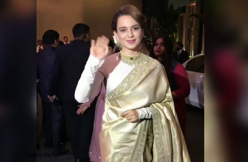 Fire at stage before Bollywood actress Kangana arrives in Mobile Tihar ... Fire at stage before Bollywood actress Kangana arrives in Mobile Tihar ...