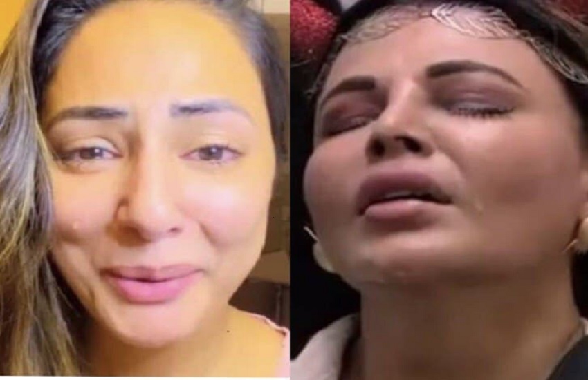 Rakhi Sawant Reaction On Hina Khan Father Death हिना खान के पिता के