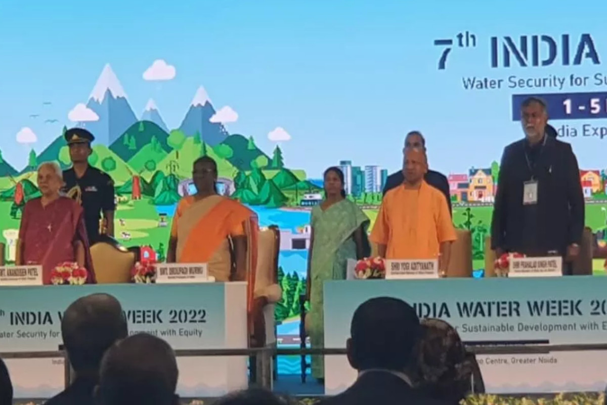 president draupadi murmu inaugurates india water week in india expo ... president draupadi murmu inaugurates india water week in india expo ...